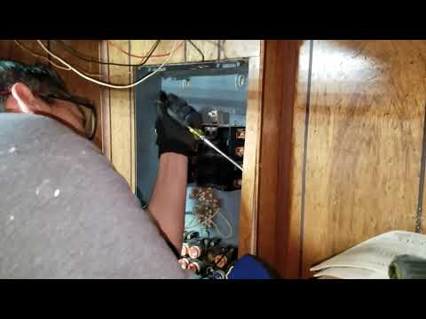 1953 Wadsworth Split-bus Electrical Fuse Panel Demolish pt3