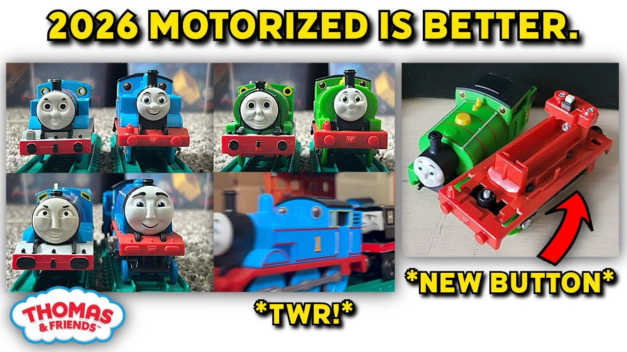 *NEW* Push Button! Wooden Railway & 2026 Motorized PEAK! (Thomas and Friends 2026)