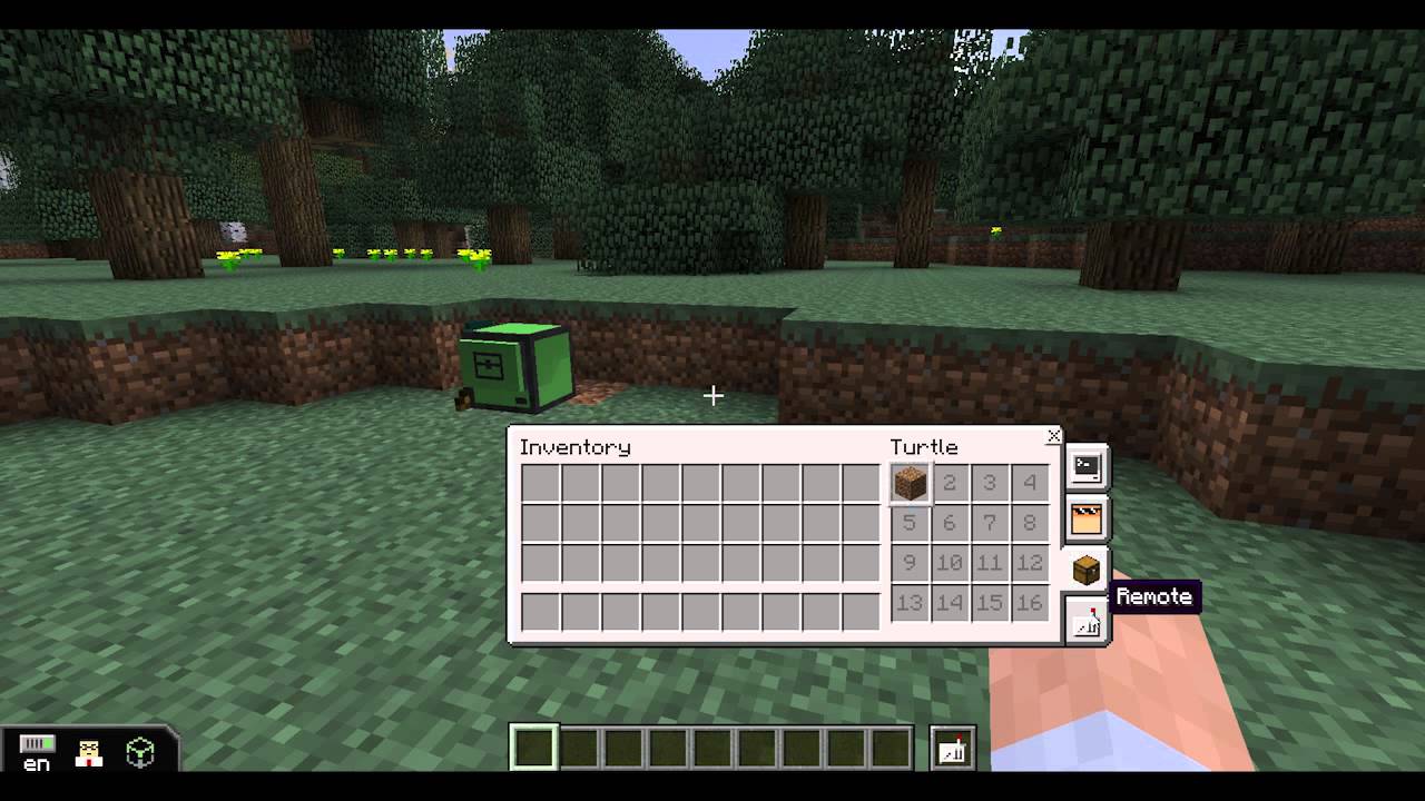 ComputerCraftEdu: Using Turtles