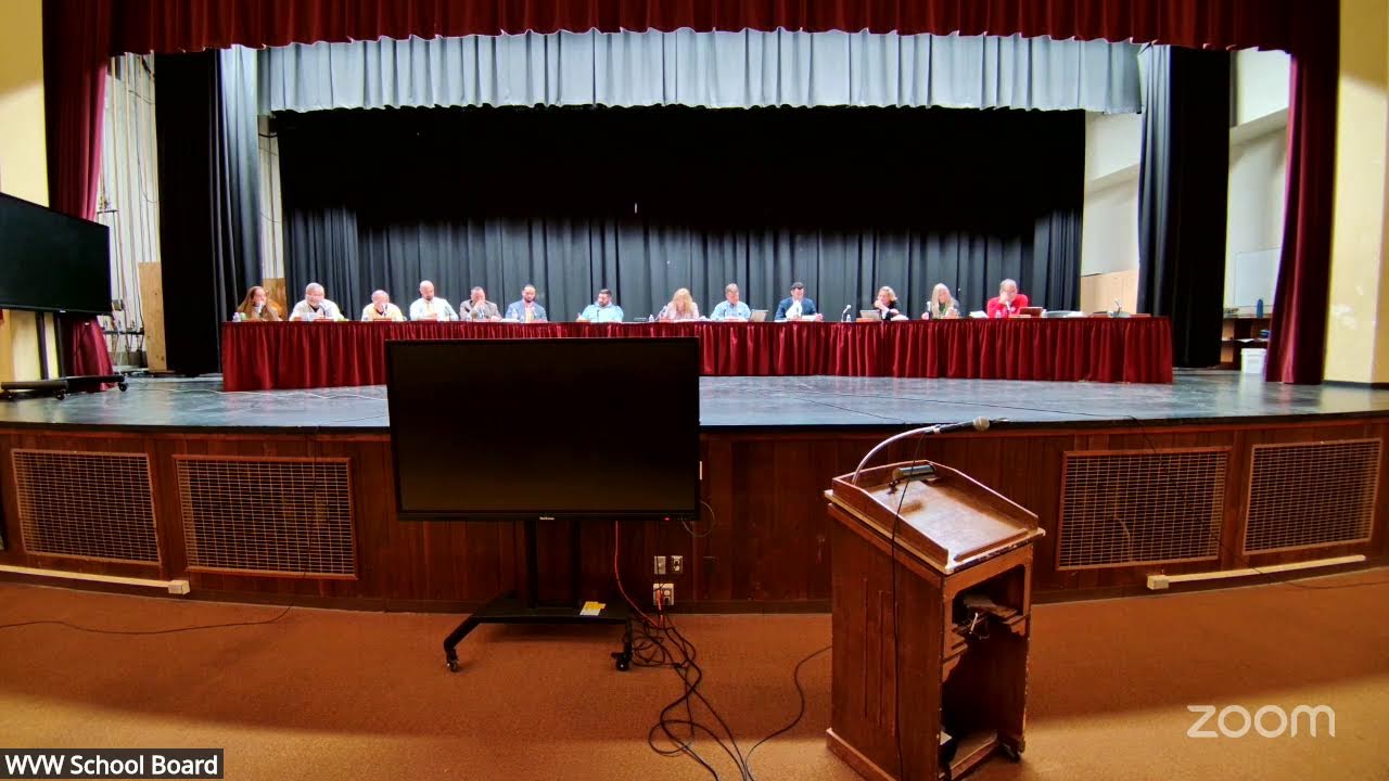 WVWSD School Board Work Session + Meeting - 4/8/2026