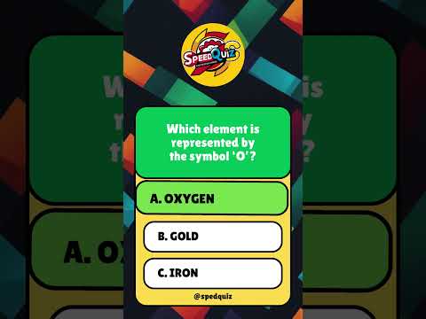 Which Element is Represented by the Symbol ‘O’? 🧪✨