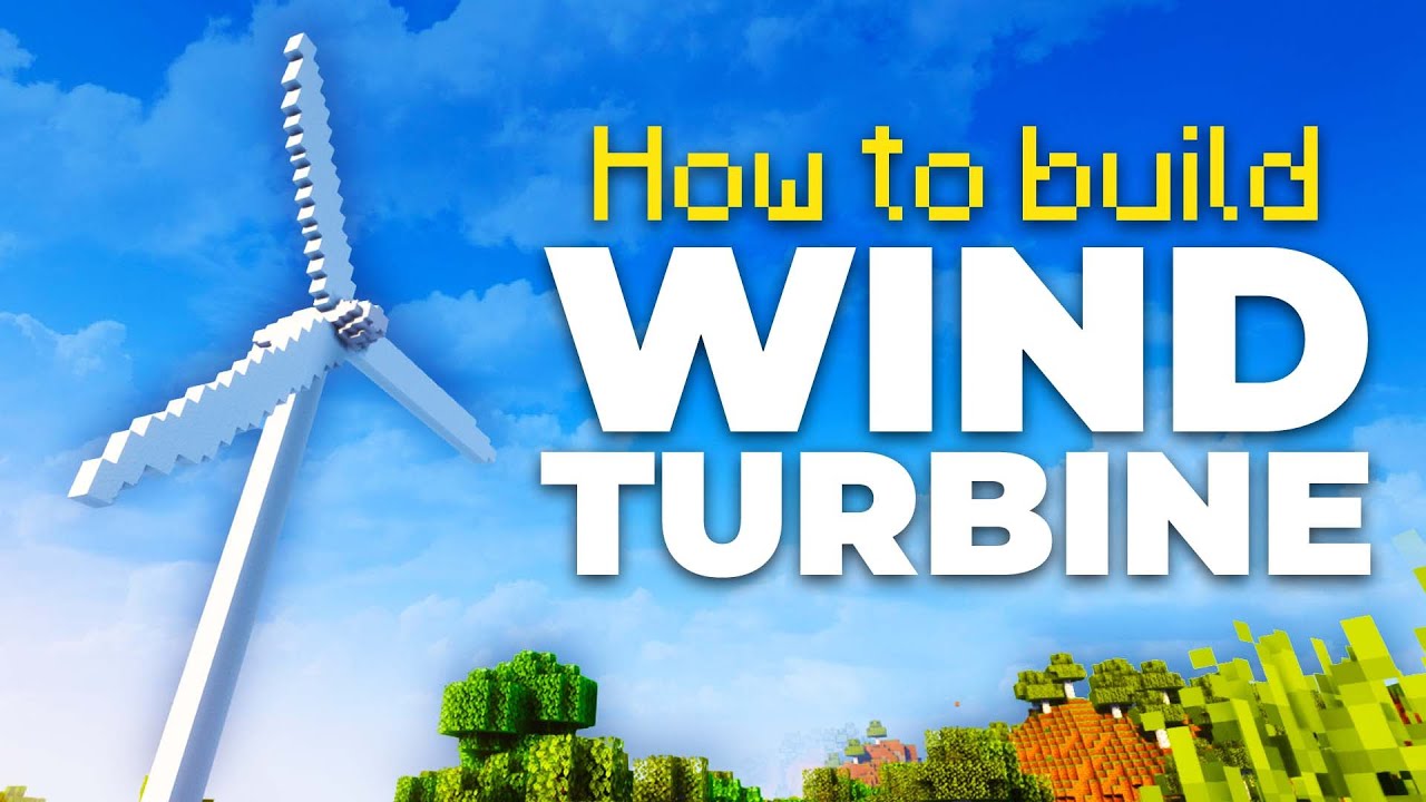 How to build a Minecraft Wind Turbine (Tutorial)