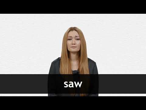 How to pronounce SAW in American English