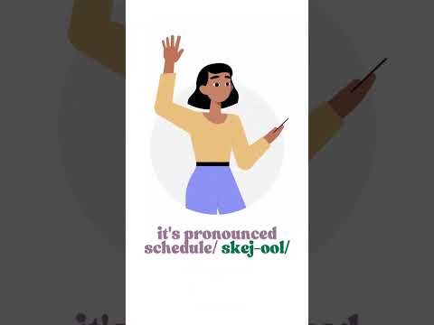 How to pronounce schedule in English? American and British pronunciations
