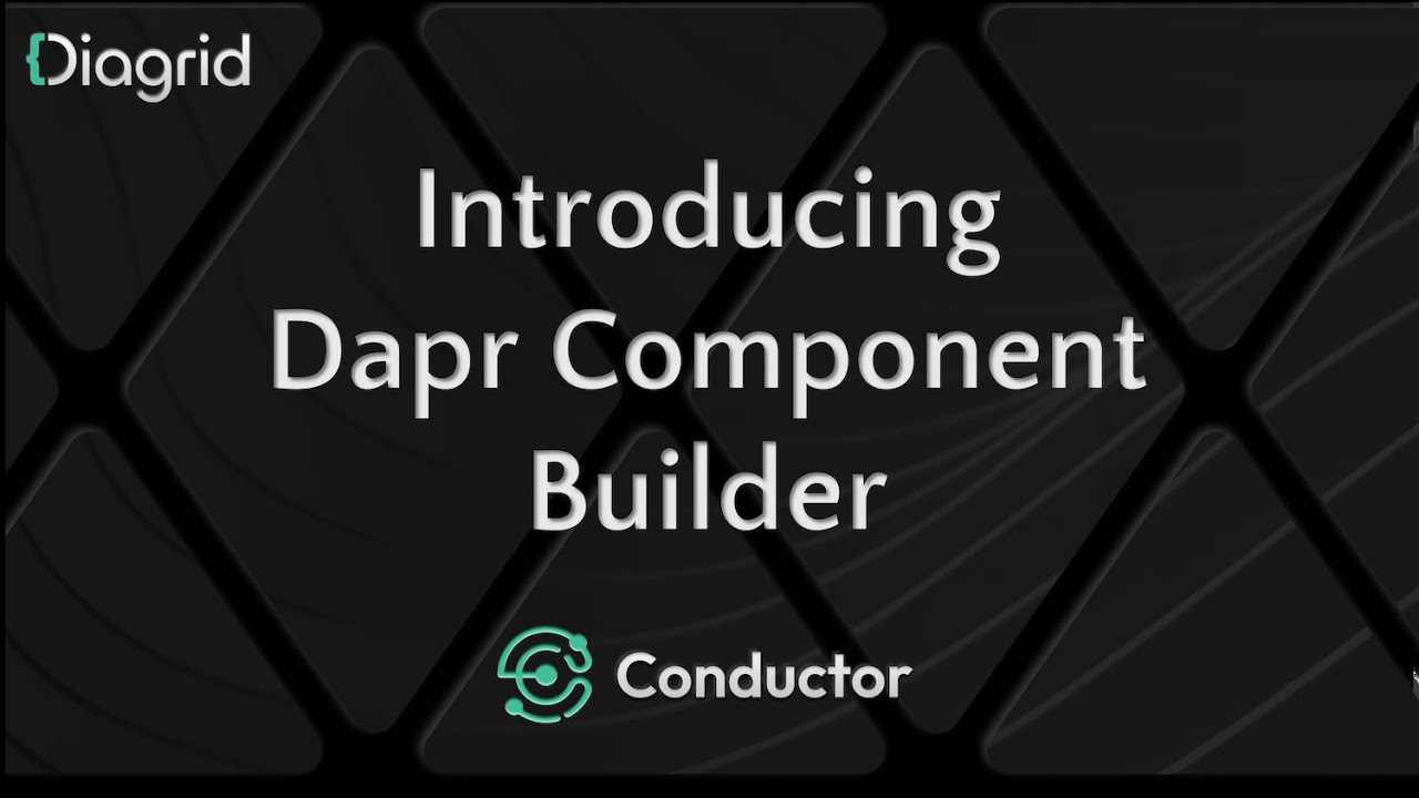 Introducing Dapr Component Builder