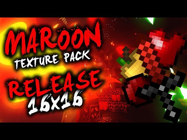 Maroon 16x PvP/UHC Pack Release! Minecraft Texture Pack