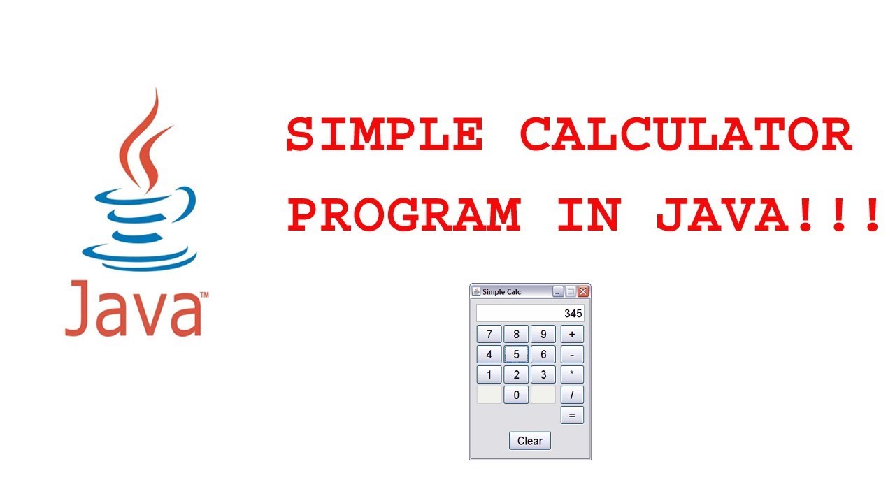 Simple Calculator Program in Java | Java Tutorial - 2