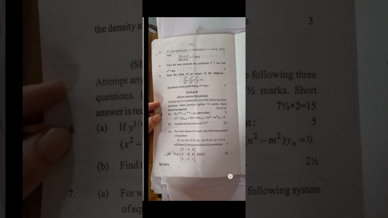 applied mathematics 1 question paper