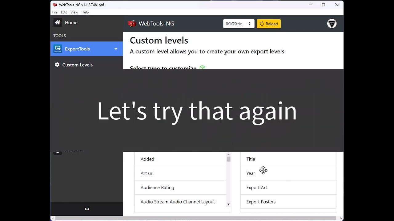 WebTools-NG - Edit Custom Levels