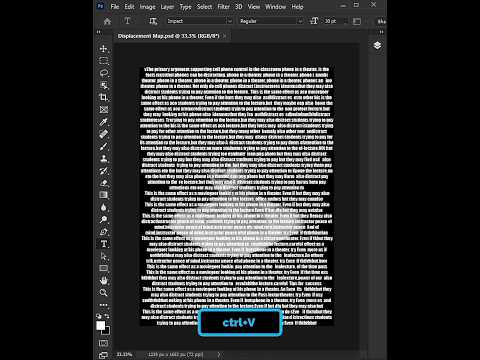Text Portrait Effect in Photoshop #photoshop #editing #edit