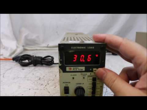 Kikusui PLZ 72W Electronic Load with issues