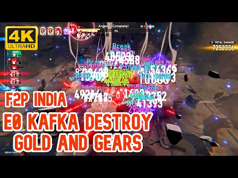 F2P Kafka Destroy SU Gold & Gears | DoT Team | Kafka 7M DMG Showcase | HSR