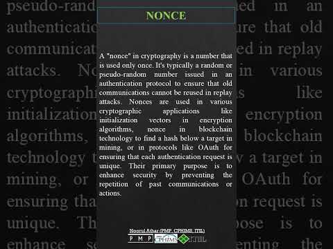 Nonce | CISSP |