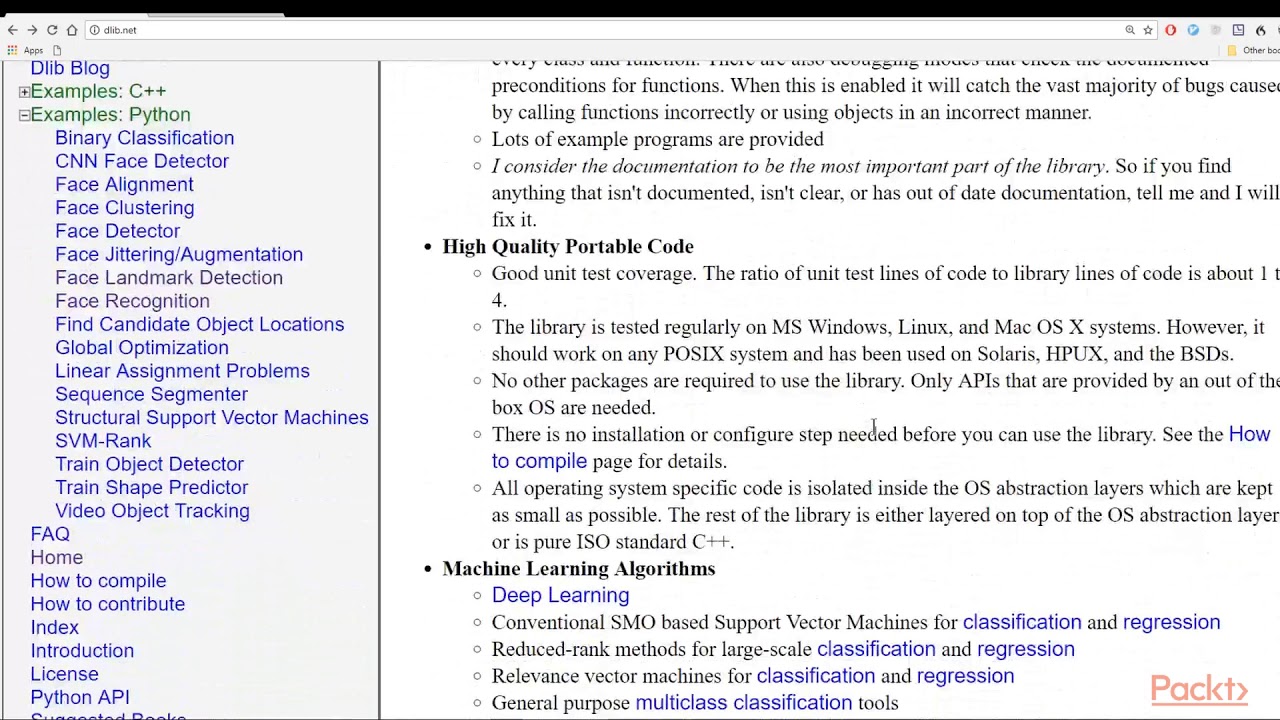 Computer Vision Projects with Python 3: Introducing dlib | packtpub.com