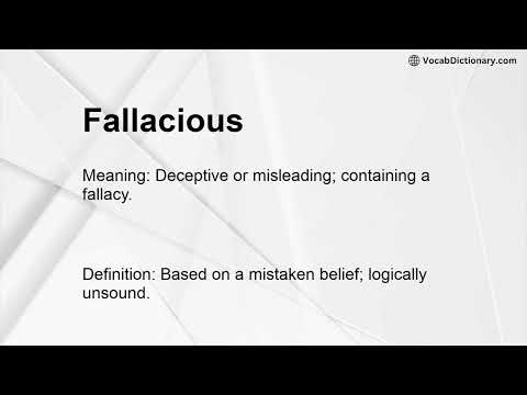 Fallacious Meaning