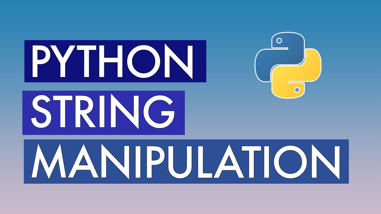 Python string manipulation for beginners