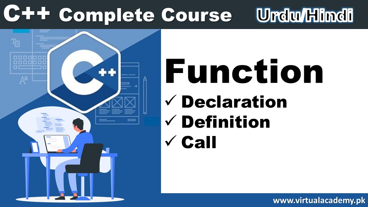 Function Declaration , Function Definition & Function Call In C++ | Urdu/Hindi