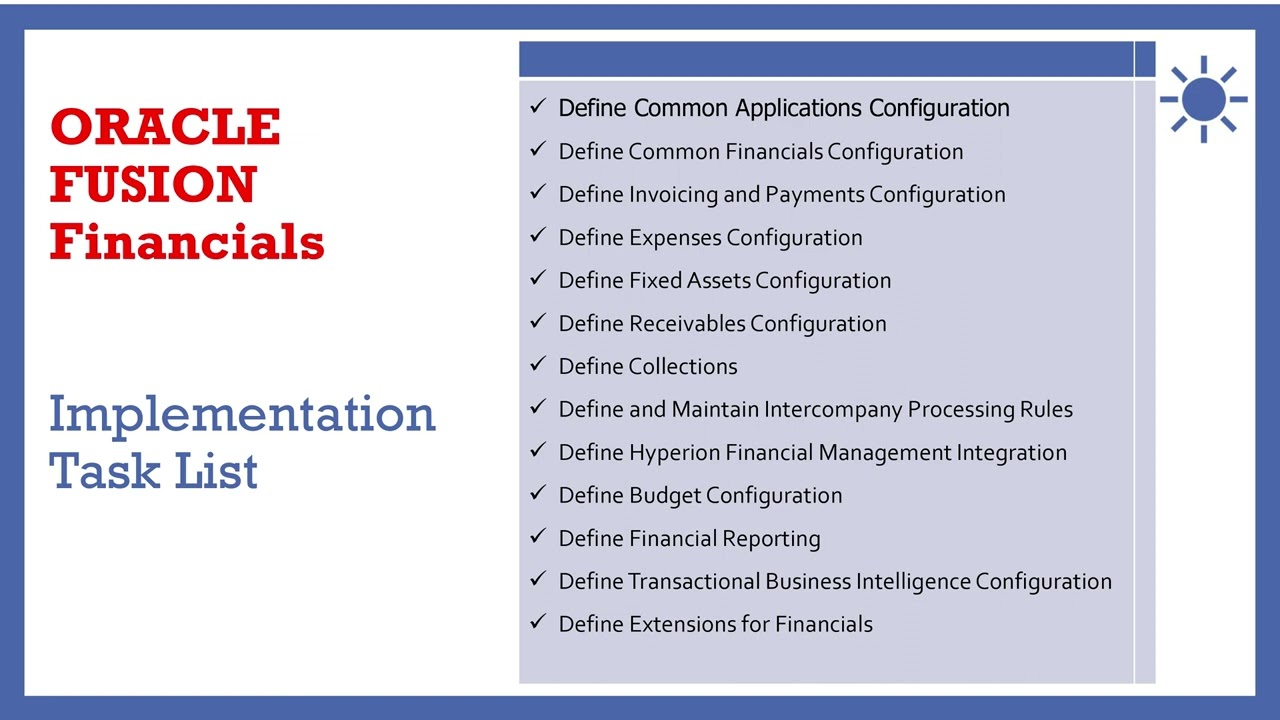 Oracle Fusion Applications Financials Implementation Guide Financials Offerings