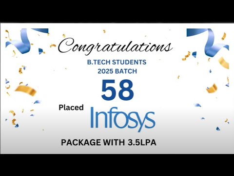 Placement Success Meet | Infosys| Celebrating Excellence and Achievement