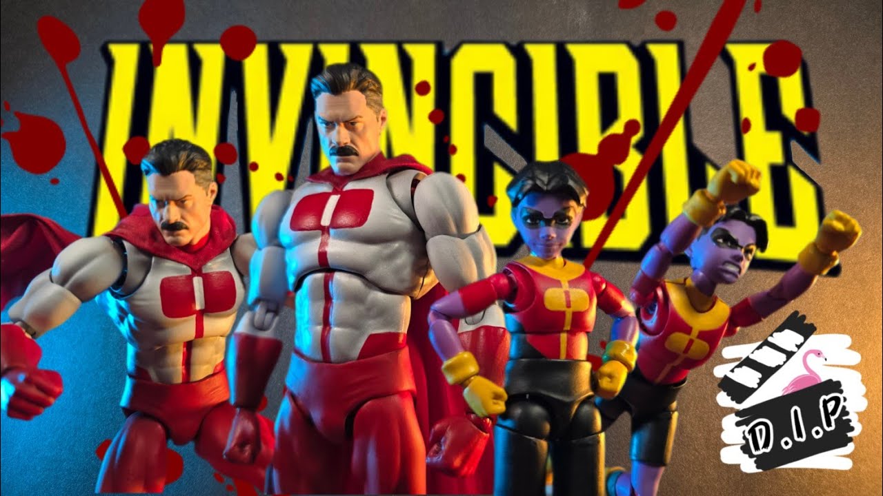 Custom Mafex Invincible Action Figures Part 2 Stop motion & Review