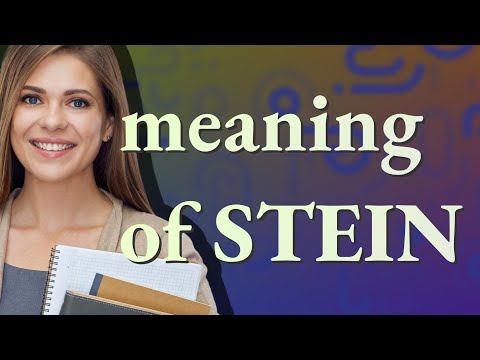 Stein | meaning of Stein
