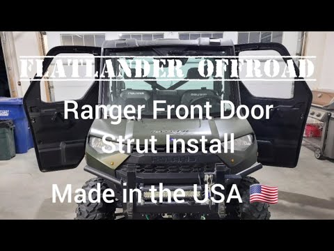 2018-2025 2-door and 2019-2025 4-door Polaris Ranger 1000 XP Door Strut Installation