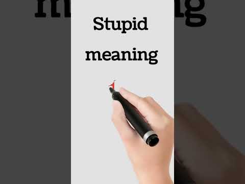 Stupid meaning in hindi||stupid ko hindi mein kya kahte hain||dailyuseenglishwords||#english #shorts