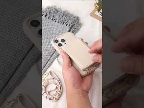 Girl Women Shoulder Crossbody Zipper Card Pocket Leather Wallet Phone Holder Case for iPhone Samsung