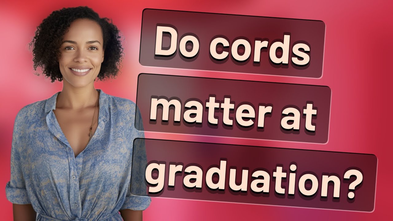 Do cords matter at graduation?