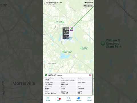 Private Bombardier Global Express XRS jet [N730DD] landed in RDU Airport