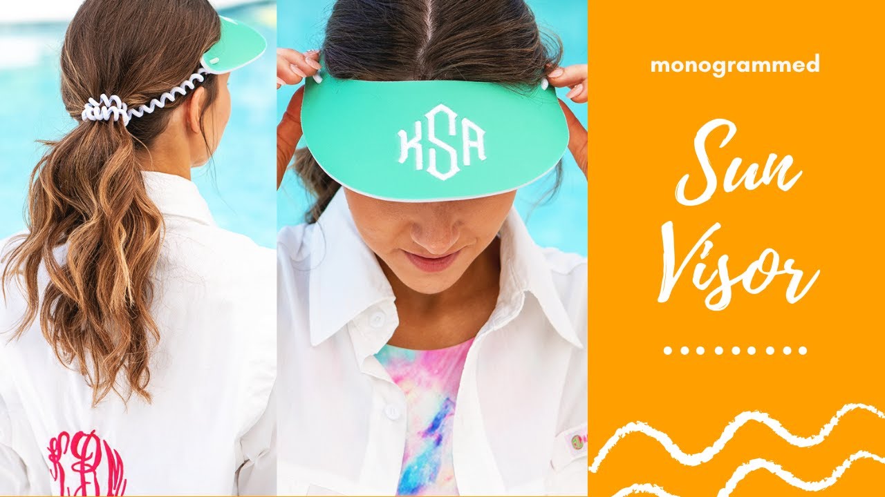 Monogrammed Sun Visor
