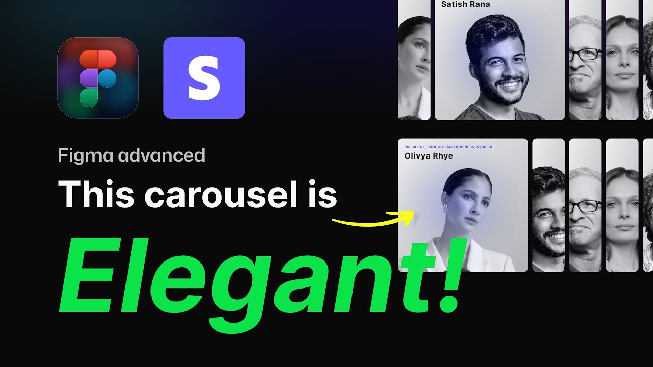 Simplest Yet Elegant Carousel Animation - Figma Prototype Tutorial