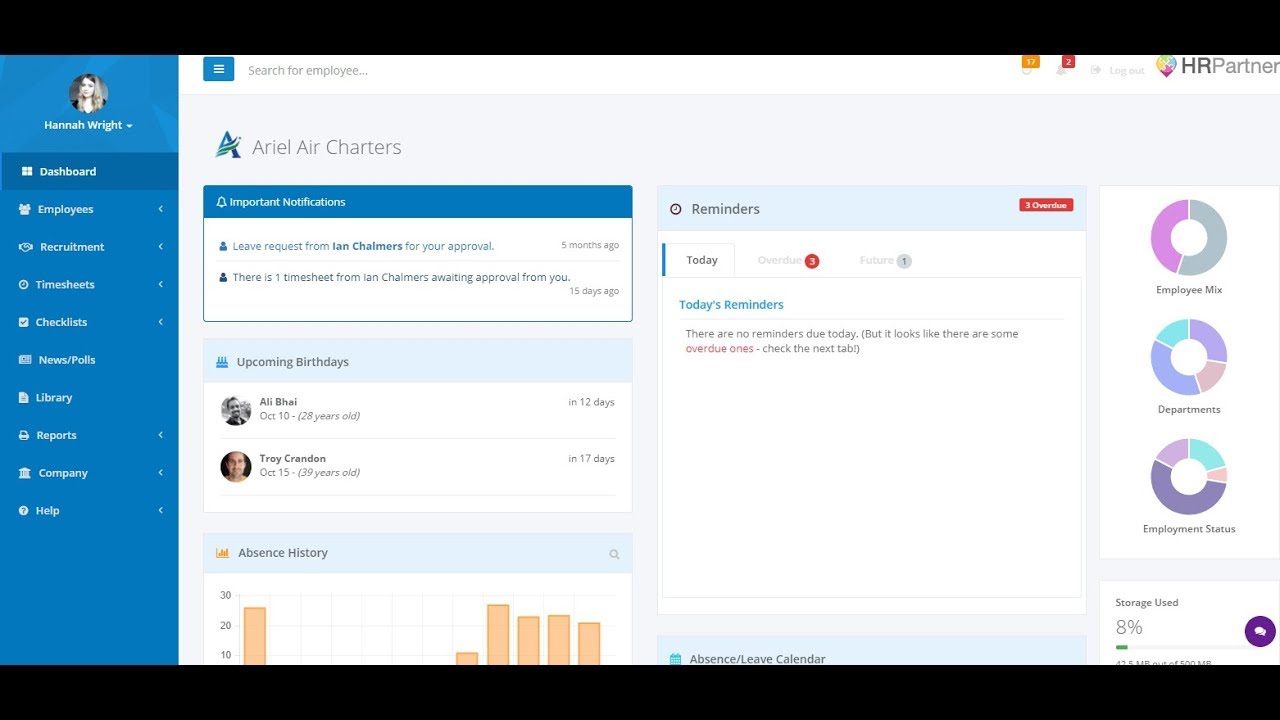 Cloud HRIS for Small Business