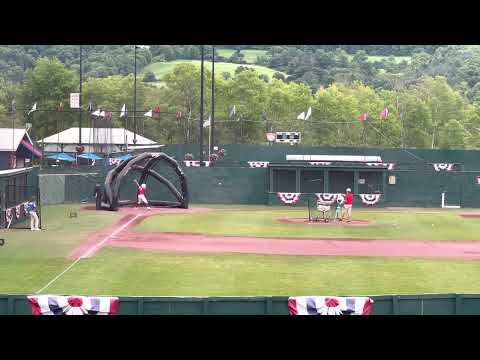 First round home run derby in Cooperstown!!