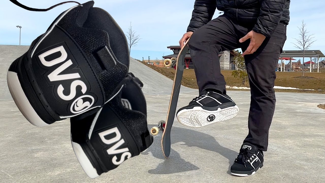 DVS Comanche skate shoes black and white | My first time experience with DVS