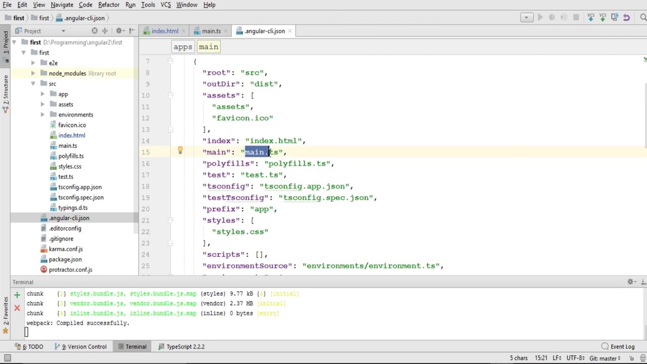 02 Angular 4 Tutorial   Project Structure #2
