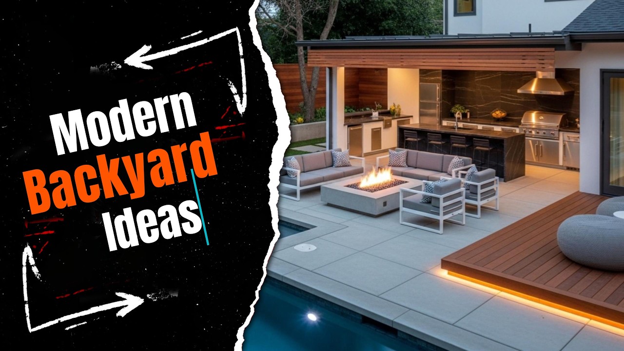 15 Backyard Ideas to Transform Your Outdoor Space Into a Modern Paradise 🌿✨