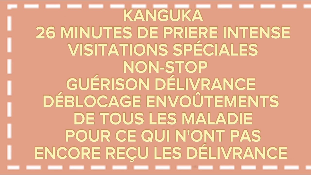 KANGUKA # 26 MINUTES DE PRIERE INTENSE NON-STOP #PAR CHRIS NDIKUMANA.