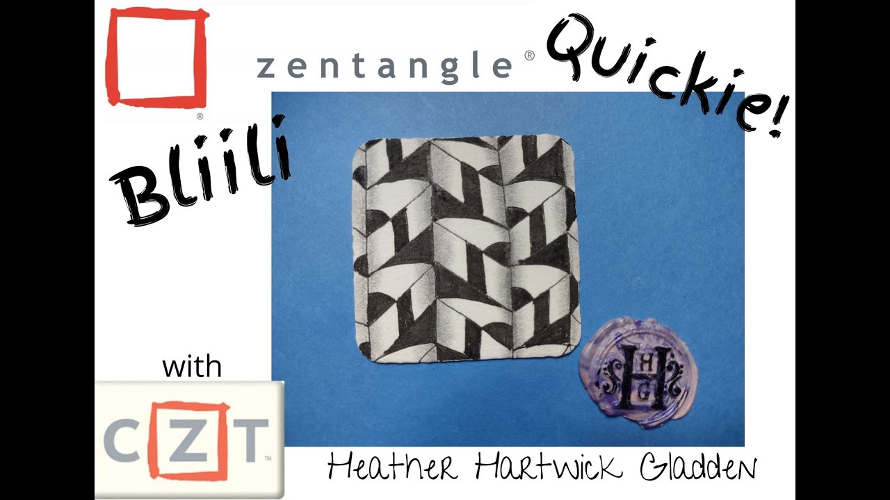 Zentangle® Quickie: Bliili