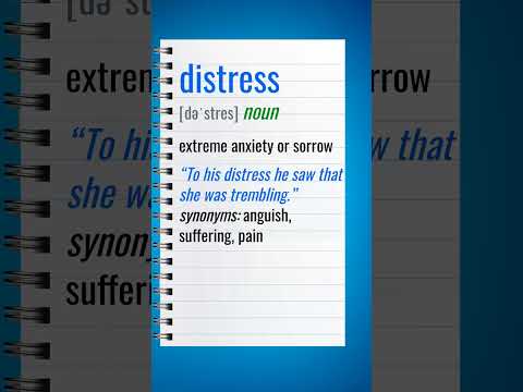 DISTRESS (C1 Advanced) Learn English Vocabulary