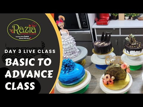 Day 3 of Basic to advance cake class . WhatsApp 7979779953 to join the class