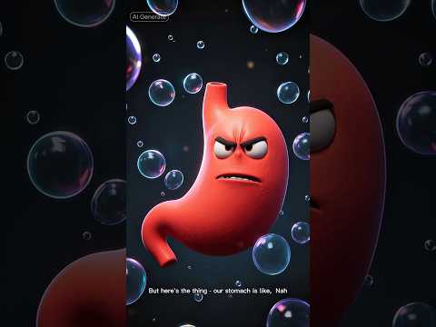 Why Do We Burp? 🤔 The Science Explained #ScienceShorts