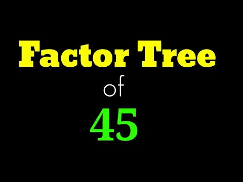 Factor Tree Of 45