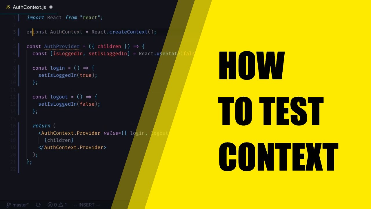 How To Test React Context Providers - Learn How To Test Context