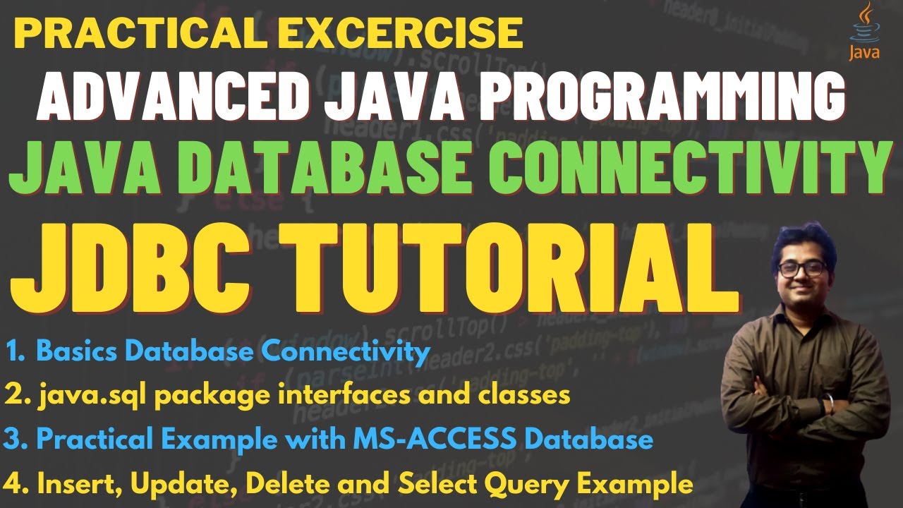 JDBC | Java Database Connectivity | Java to Access Connectivity with UCanAccess | JDBC Tutorial