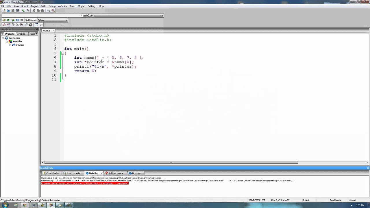 C Programming Tutorial 27, Pointers pt.3