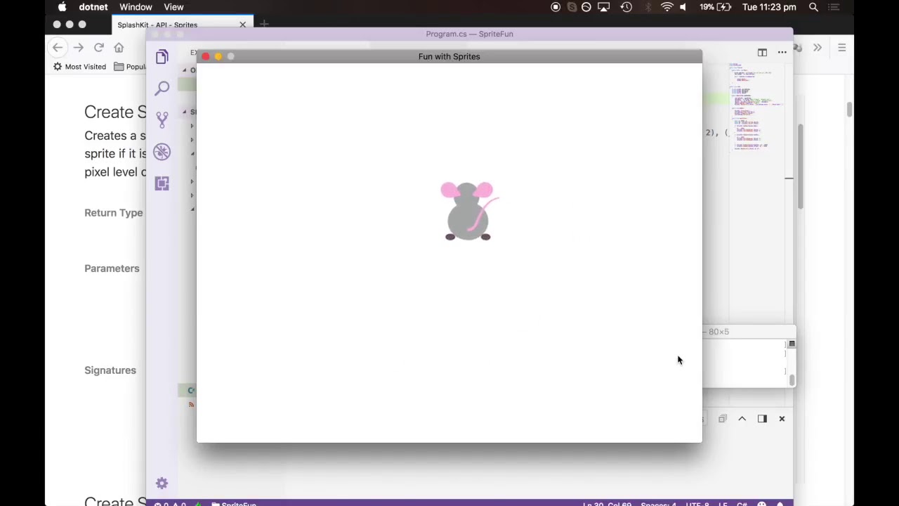 SplashKit Sprites Walkthrough