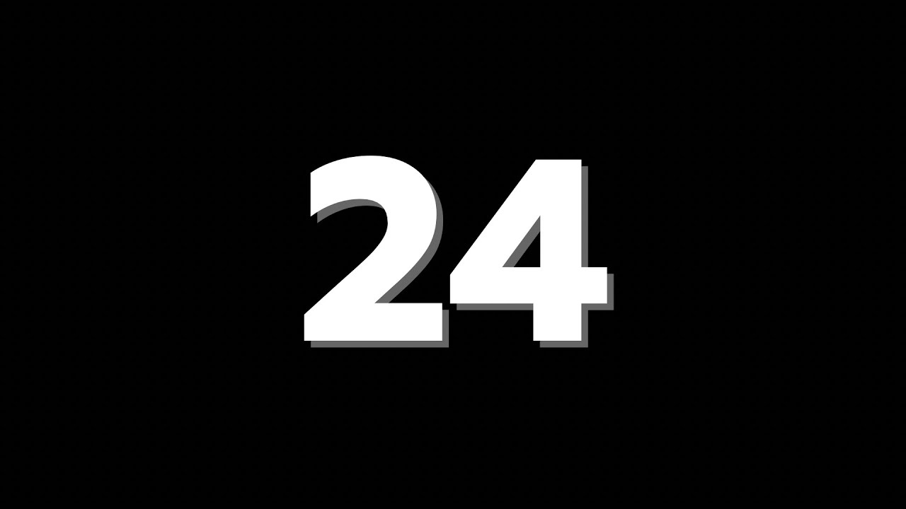 24 Second Countdown Timer With Sound Effect