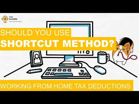 Working from home tax deductions | Should you use the shortcut method?