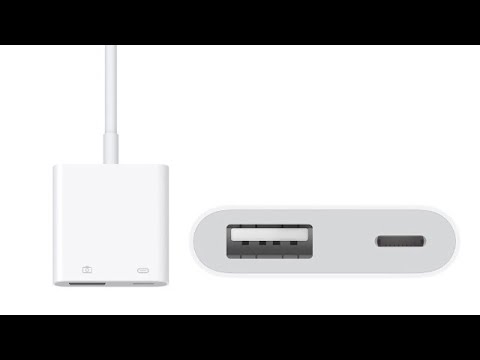 Apple Lightning to USB Camera Adapter! REVIEW